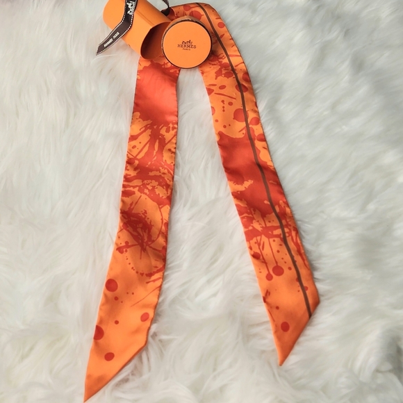 Hermes | Accessories | Hermes Twilly With Box | Poshmark